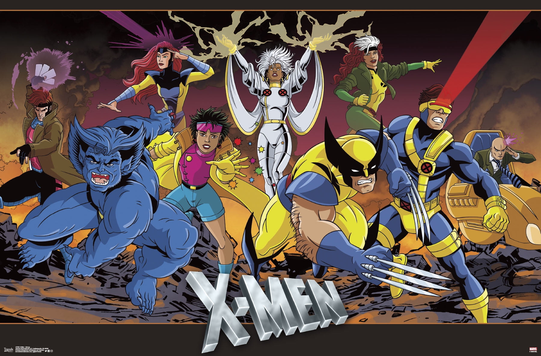 Marvel Comics - The X-Men - Group Wall Poster, 22.375" x 34" - Walmart.com