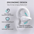 Alpha Digital Q80-W Ear Clip Bone Conduction Earbuds, White - Walmart.com