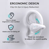 Alpha Digital Wireless Ear Clip Earbuds with Bluetooth 5.3, up to 18 ...