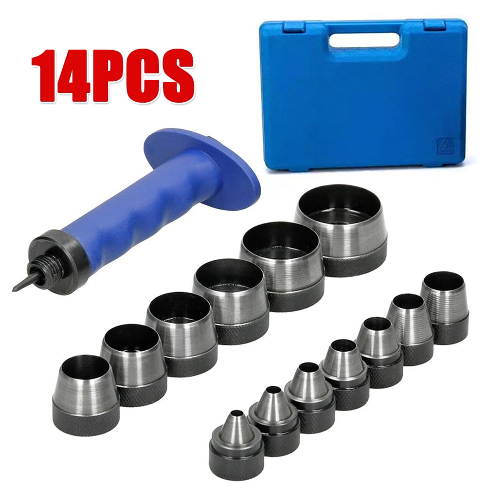 QueenTrade 5-35mm Hollow Punch Set DIY Wad Hole Punching Kit Hollow ...