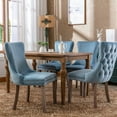 Oduse Daily Velvet Dining Chairs Set Of 6 Kitchen And Dining Room Chairs