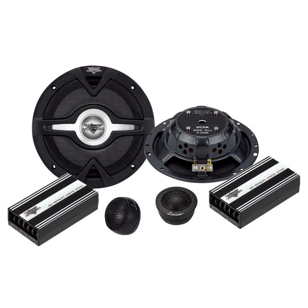 Lanzar Vector 6.5" 2-Way Slim Component Speaker System - Walmart.com