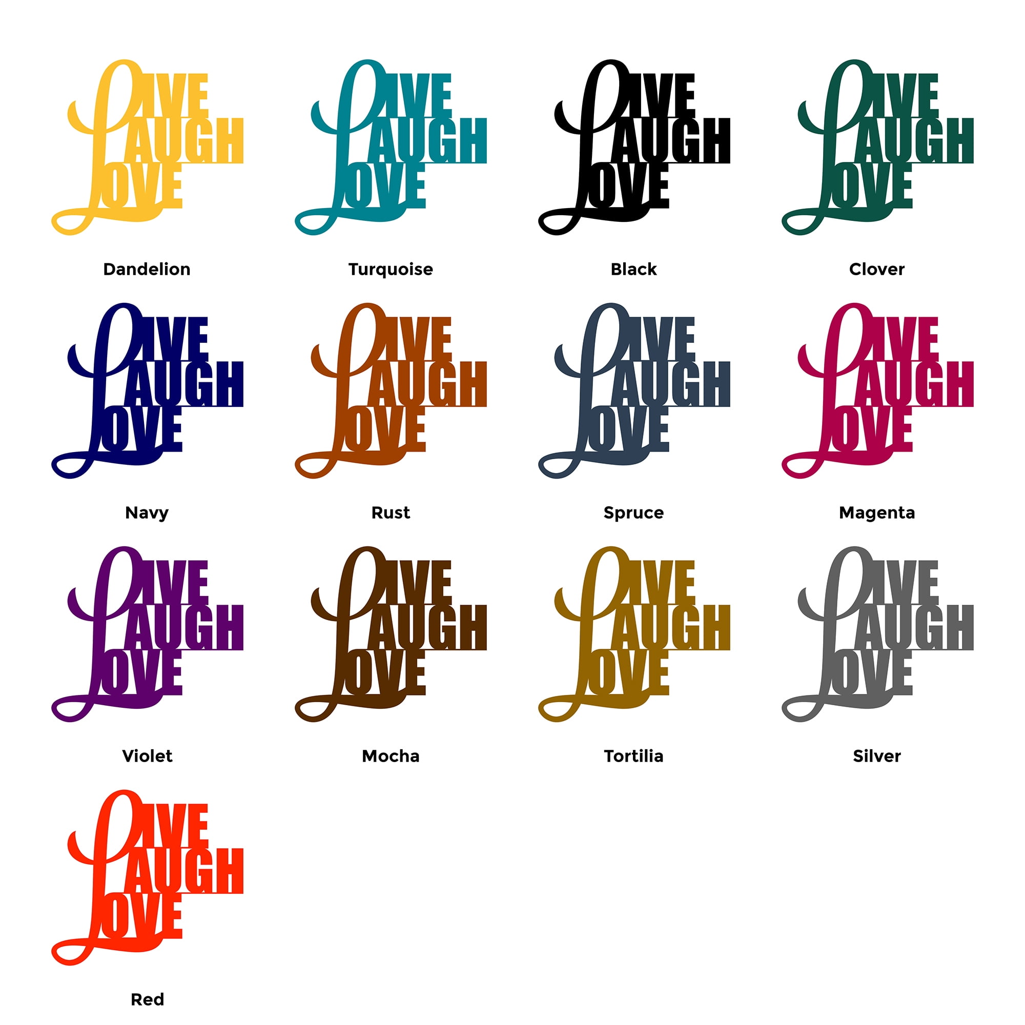 Laugh Word Art
