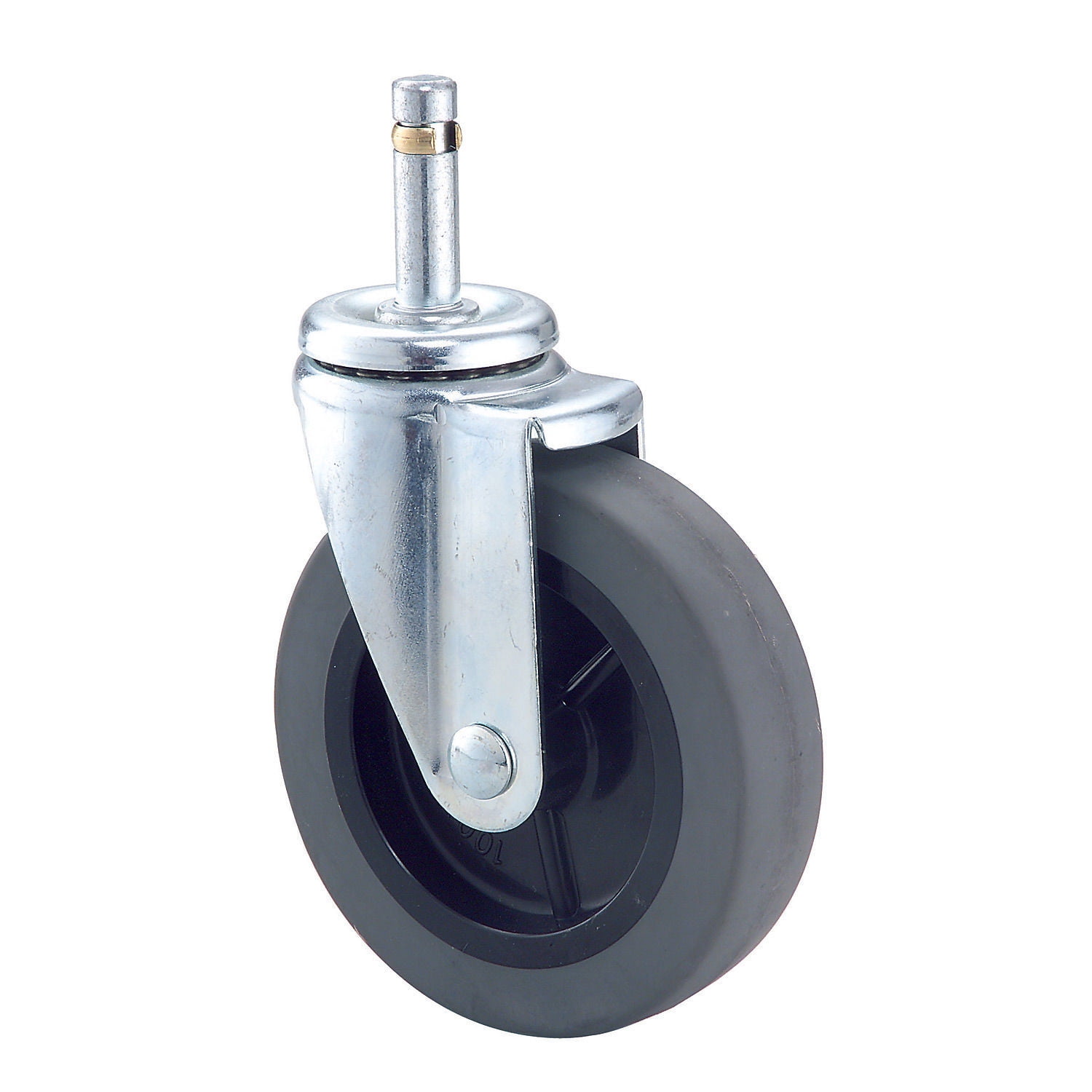 4" Rubber Swivel Stem Casters, 500 lb Capacity, Set of (4) - Walmart.com