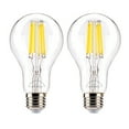 Leadleds 2 Pack 11W Edison LED Light Bulb, Dimmable E26 Medium Base ...