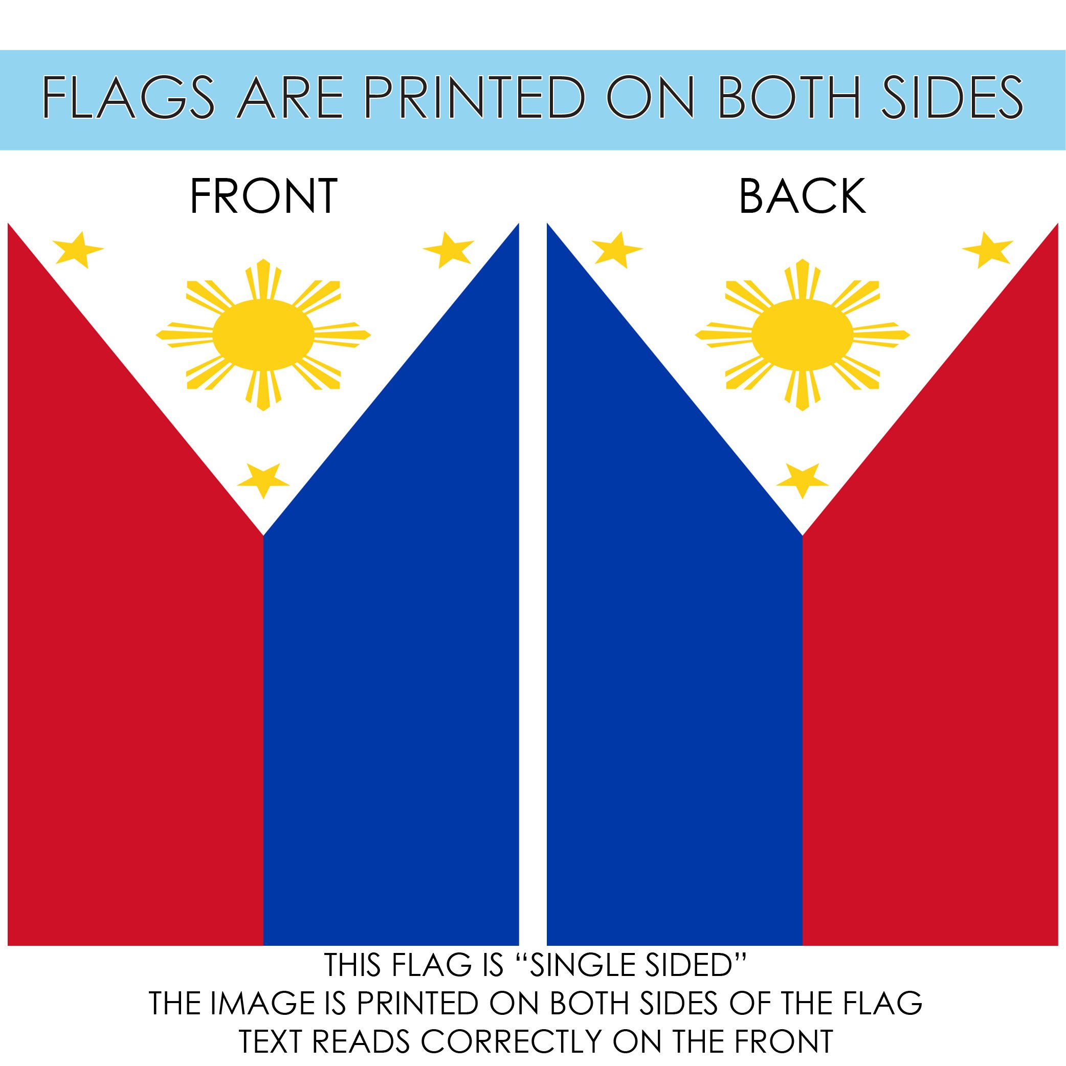 Philippine Flag Vertical