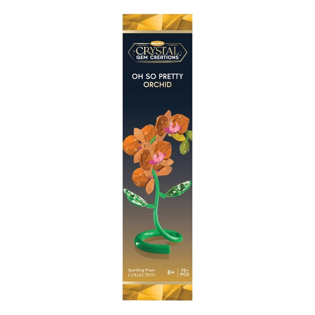 Crystal Gem Creations Oh So Pretty Orchid Kit by RoseArt, 75+ Pieces ...