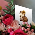3drose, a Cute Otter with a Sunflower on Its Head Cartoon Style, 12 ...