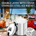 Ice Bucket With Lid Ice Bucket Cooler Stainless Steel Freezer With Lid Portable Kitchen