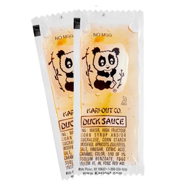 Panda Duck Sauce Packets, Classic Tangy Asian Orange Flavor, 8g per ...