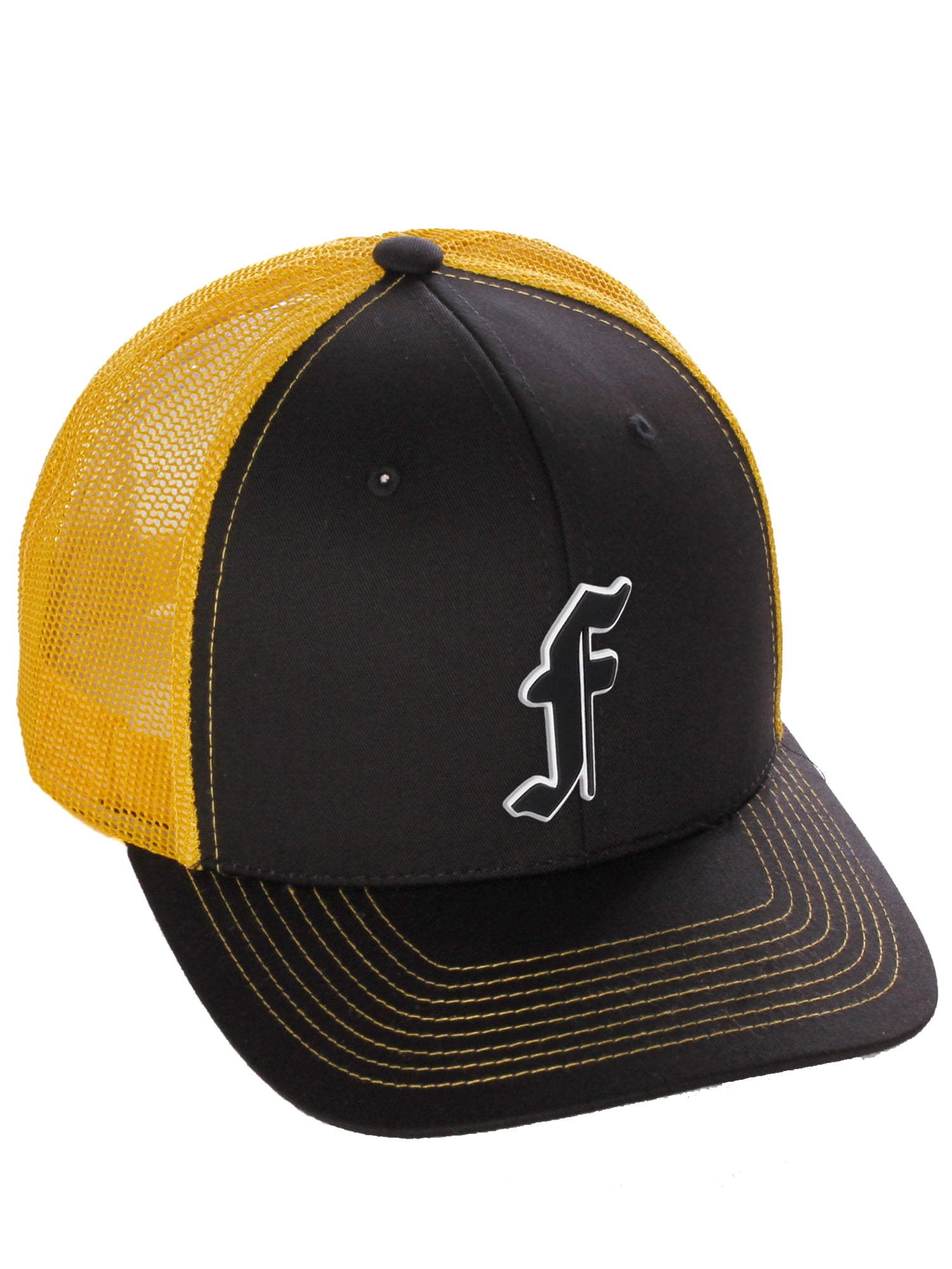 Daxton Classsic Baseball Trucker Hat Old English A to Z Letters Numbers ...