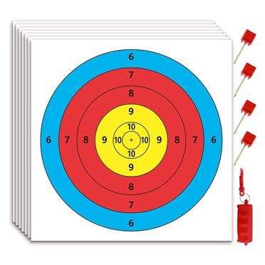 .30-06 10 Ring Mini Paper Target, 100 Count - Walmart.com