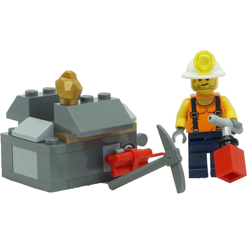 Click here for Lego City: Miner Worker With Dynamite And Diamond... prices