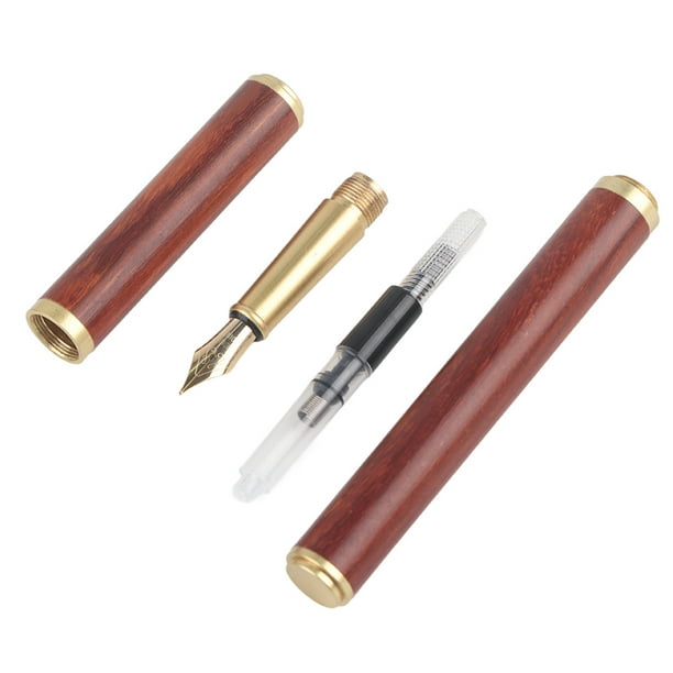 Sandalwood Fountain Pen 0.5mm Iridium Nib Calligraphy Practicing ...
