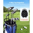 7-Way Top Divider Lightweight Golf Stand Bag, Full Length Club ...
