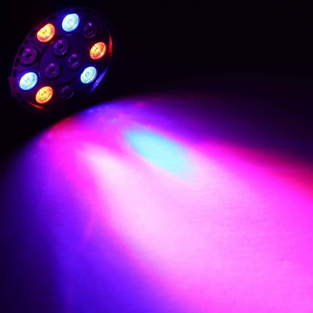 Ac 90 240v 12 luces led par 8 canales rgbw iluminacion de escenario mixta con dmx estroboscopico y modo activo de sonido para fiesta disco navidad
