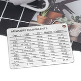 2 Pack Stainless Steel Fridge Magnet Home Accessory Bakery Measure ...