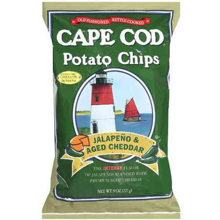 Cape Cod Potato Chips: Old Fashioned Kettle-Cooked Jalapeno & Aged ...