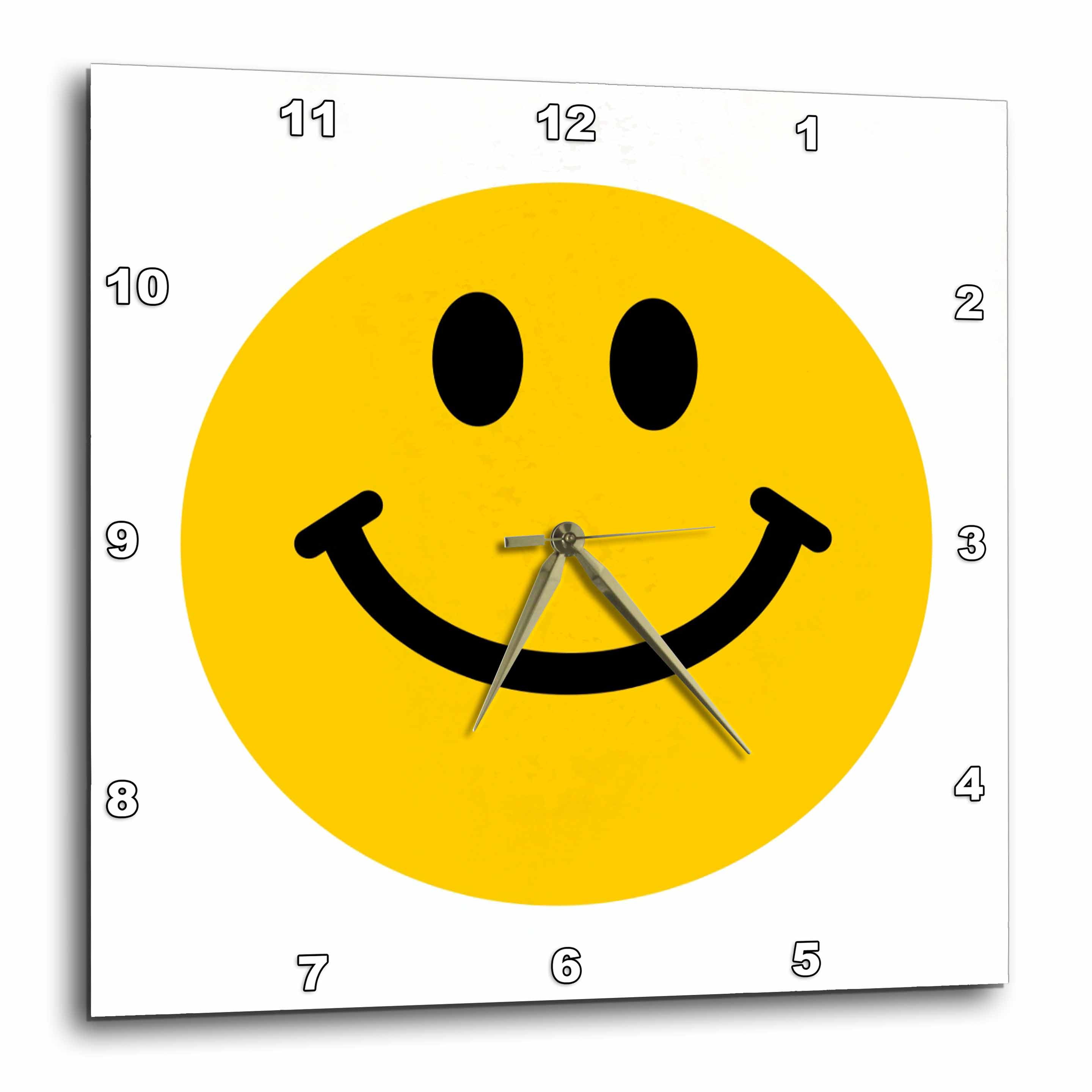 3dRose Yellow Smiley Face - Cute Traditional Happy Smilie - 1960s ...