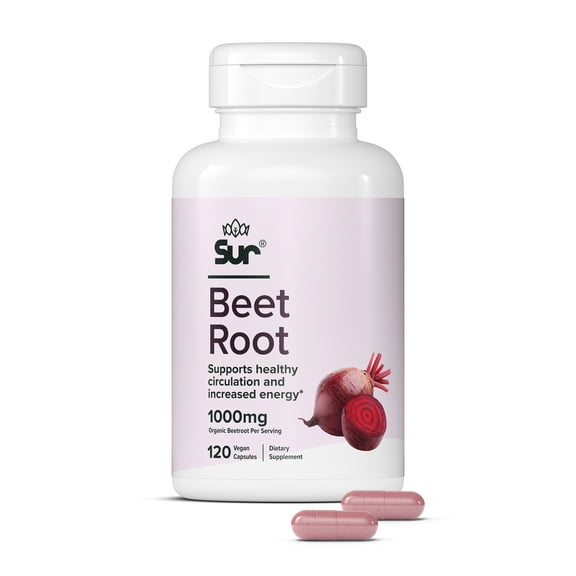 Complete Natural Products Beet Root Capsules, Boost Energy, Stamina ...