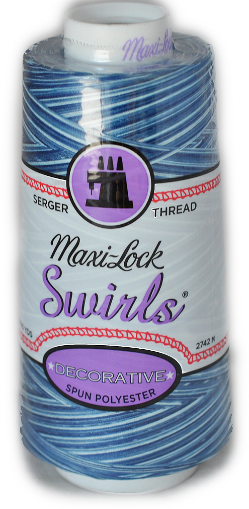Maxi Lock Swirls Blueberry Cobbler Serger Thread 53-M55 - Walmart.com