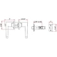 Design House 784868 Pro Scroll Entry Lever, Polished Brass - Walmart.com