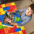 3pcs Building Block Tablecloths, Birthday Party Supplies Waterproof ...