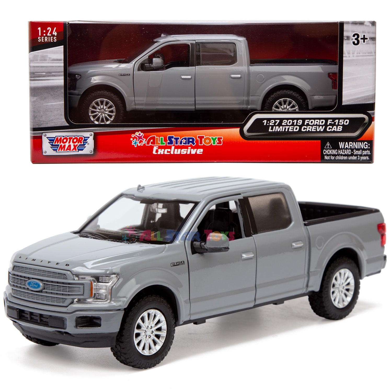 All Star Toys Exclusive 2019 Ford F-150 Limited Crew Cab Pickup Truck ...