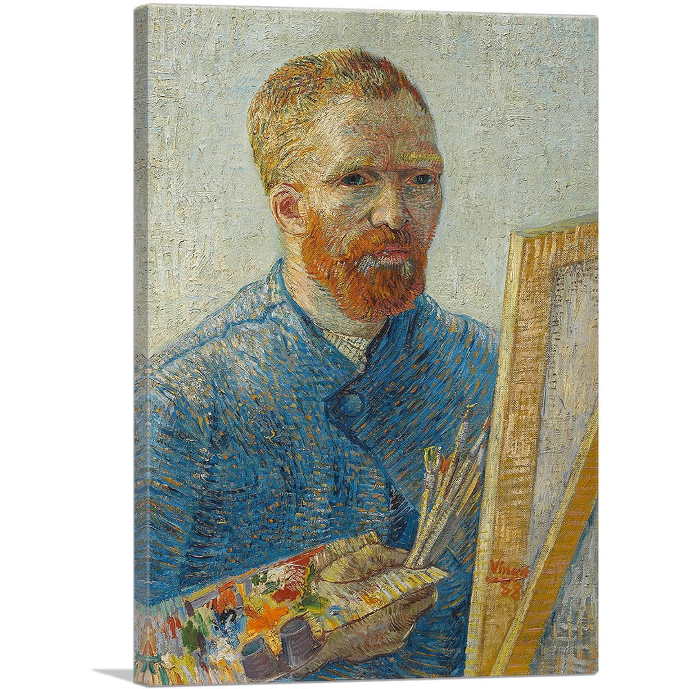ARTCANVAS Vincent van Gogh Self-Portrait 1888 Canvas Art Print by ...