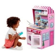 Open Box 2 In 1 Barbie Pretend Play Toy Kitchen and Dollhouse for Kids ...