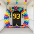 32 inch Gold Foil Mylar Number 93 Balloon - Helium & Air Inflation Self ...
