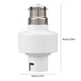 Agiufgs B22 Induction Lamp Holder, Automatic Motion Light Control with ...
