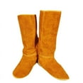 Leather Flame Retardant Welding Spats Safety Boot Flame Heat Abrasion ...