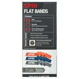 SPRI Flat Bands, Resistance Stretch Band Kit, 3 Pack (Light, Medium ...
