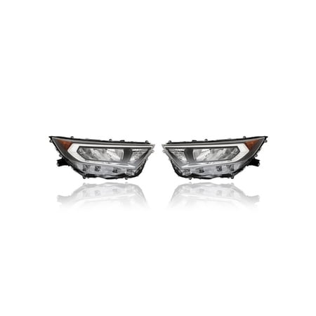 Headlight - Compatible/Replacement for '19-21 Toyota RAV4 XLE/Premium ...