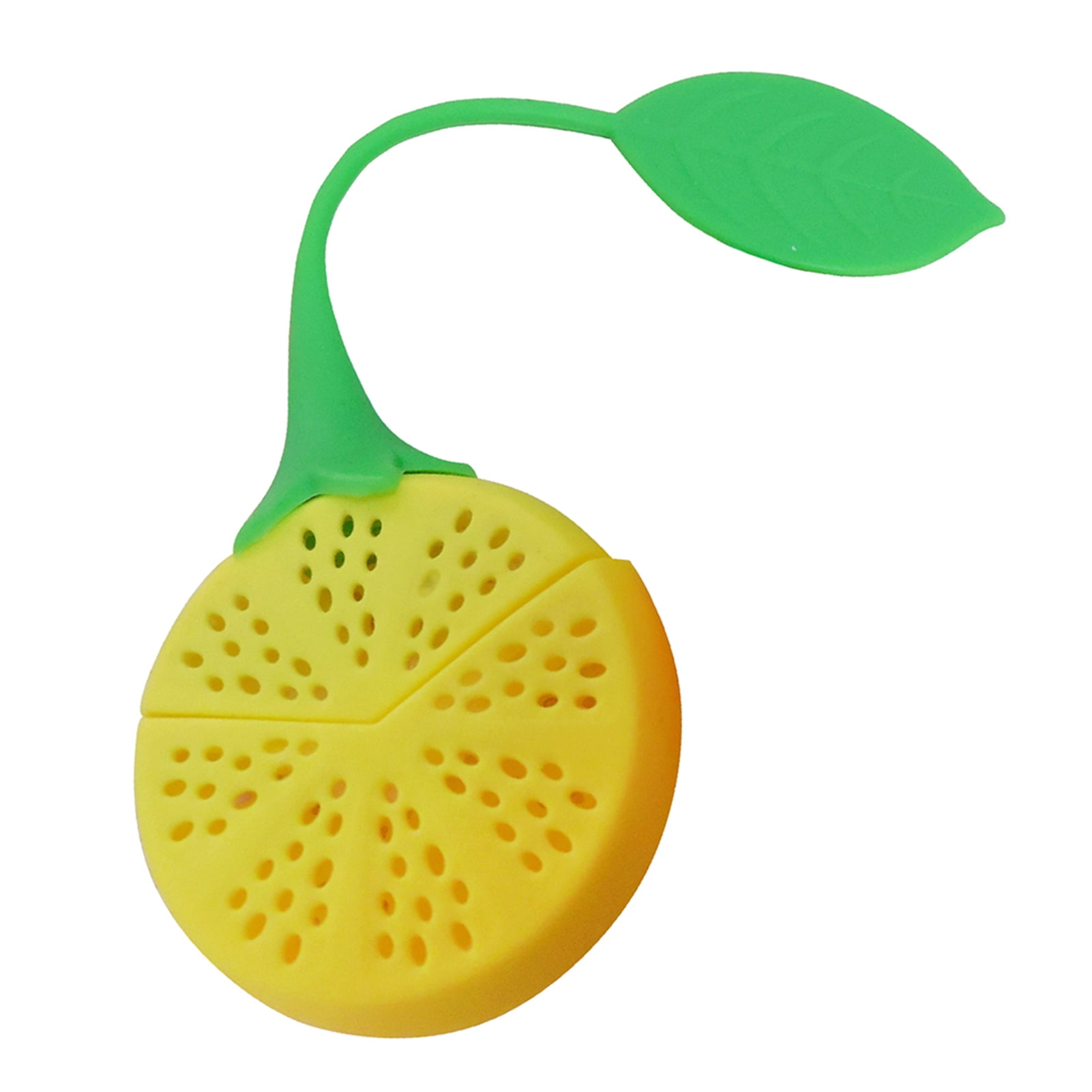 Generic Silicone Strawberry/Lemon Design Loose Tea Leaf Strainer Herbal ...