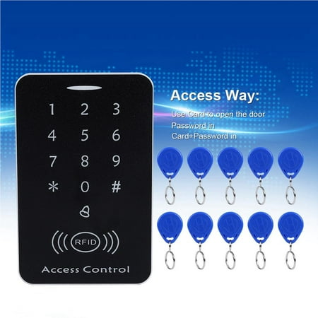 Door Access Control System RFID Door Access Controller RFID Control System Card Reader Password ...