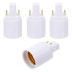 Uxcell E14 to E12 Light Socket Adapter Converter Bulb Base Lamp Holder ...