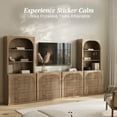 BELLEZE 6-Piece Modular TV Stand Set - 4 Sideboards with Drawers and 2 ...