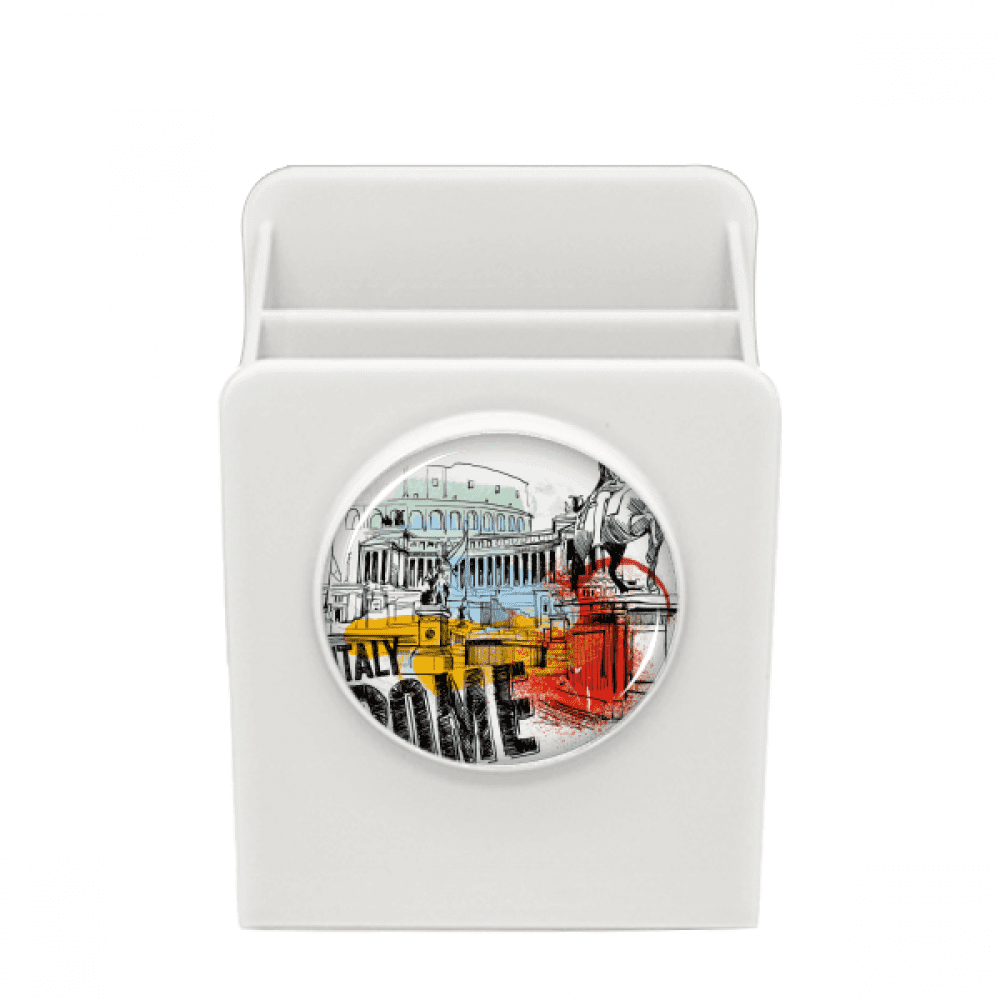 Italy Rome Landscape Roman Theater Desk Pencil Holder Cup Pen Organizer ...