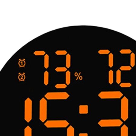 pitrice Wall Clock USB Powered Clock Digital Clock for Living Room ...