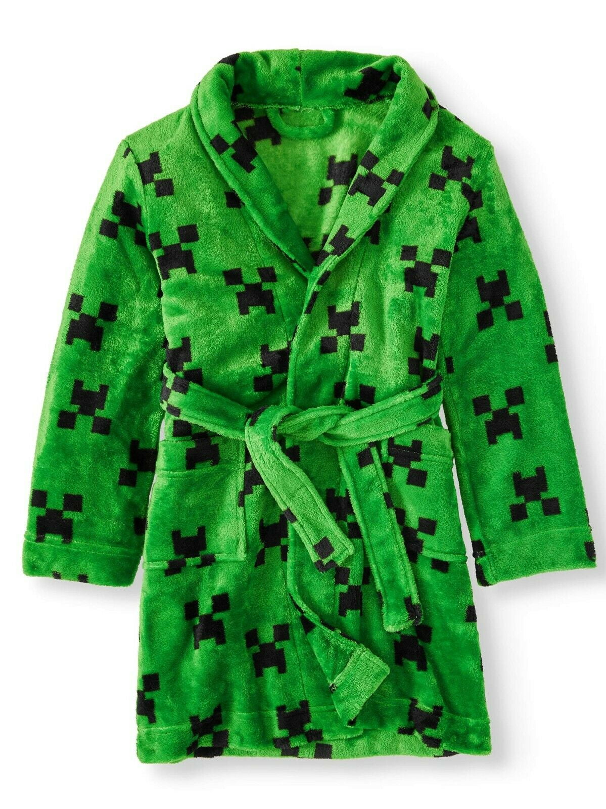 Minecraft Bath Robe Pajama Boy Size 10 - Walmart.com