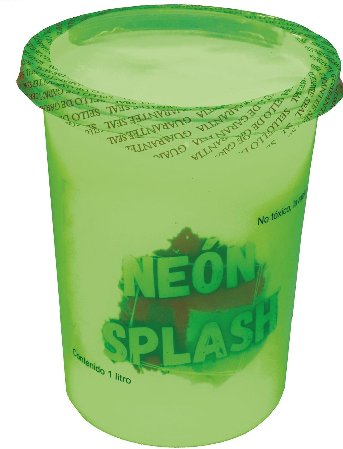 PINTURA NEON SPLASH FLUORESCENTE VERDE HOLI POLVOS HOLI CHSPLASH-GR ...