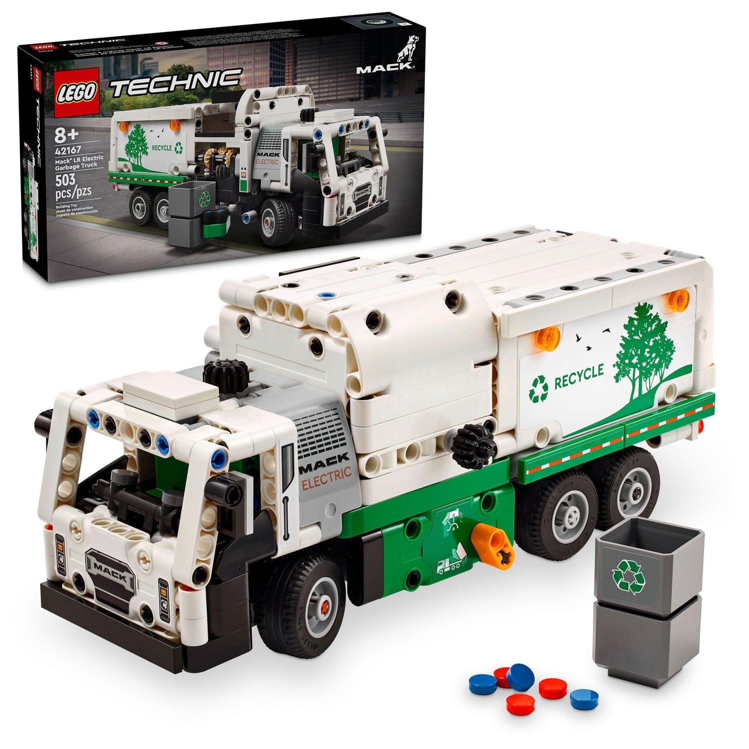 Click here for Lego Technic Mack Lr Electric Garbage Truck Toy  B... prices