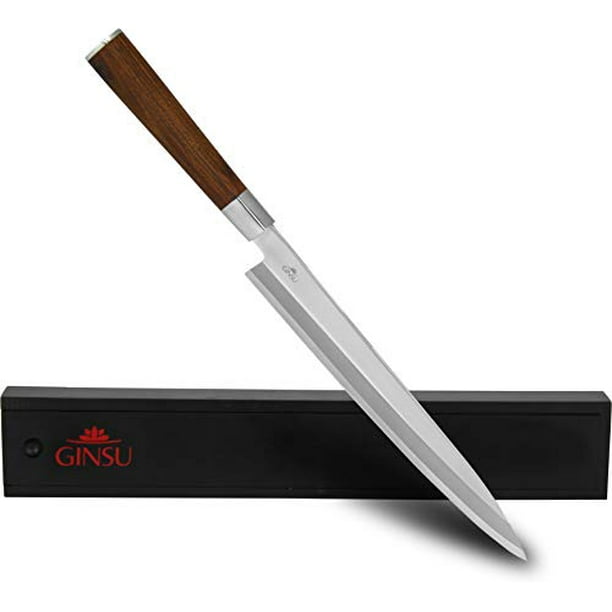Ginsu Yanagiba Sashimi Knife, 9.5", Brown - Walmart.com