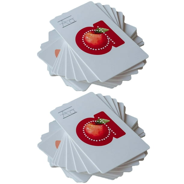 Tarjetas mnemotécnicas con imágenes del alfabeto 26 letras ABC para ...