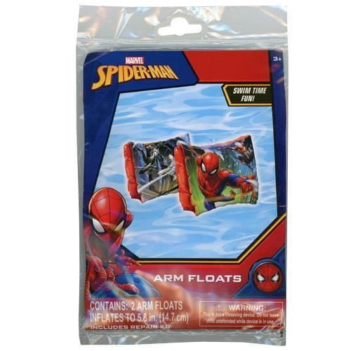 Marvel Spider-Man Swimming Pool Inflatable Arm Floats Floaties (3 Pack ...