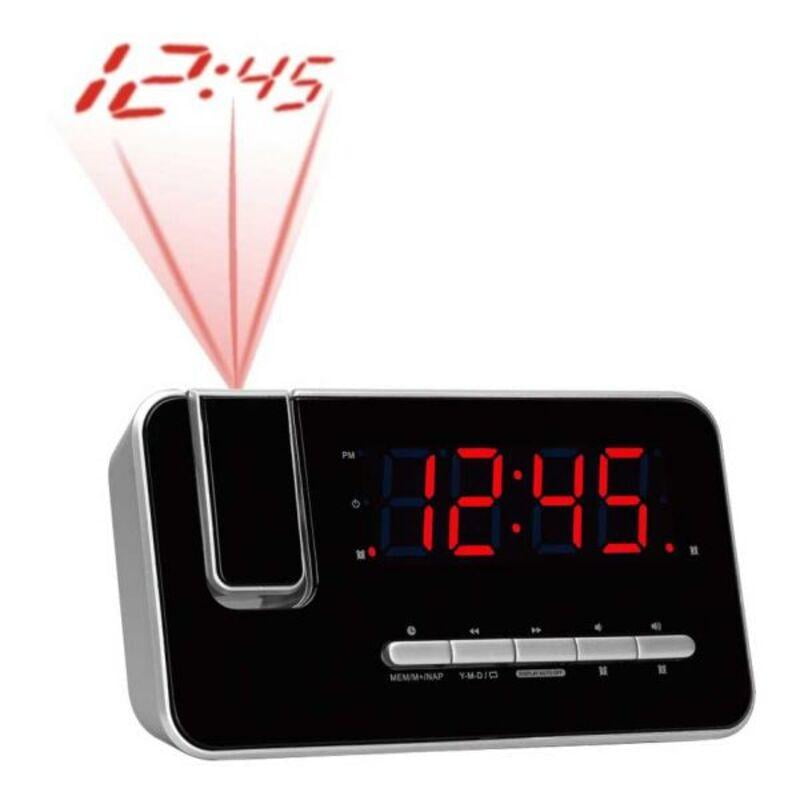 Clock-Radio Denver Electronics CRP-618 FM Black - Walmart.com