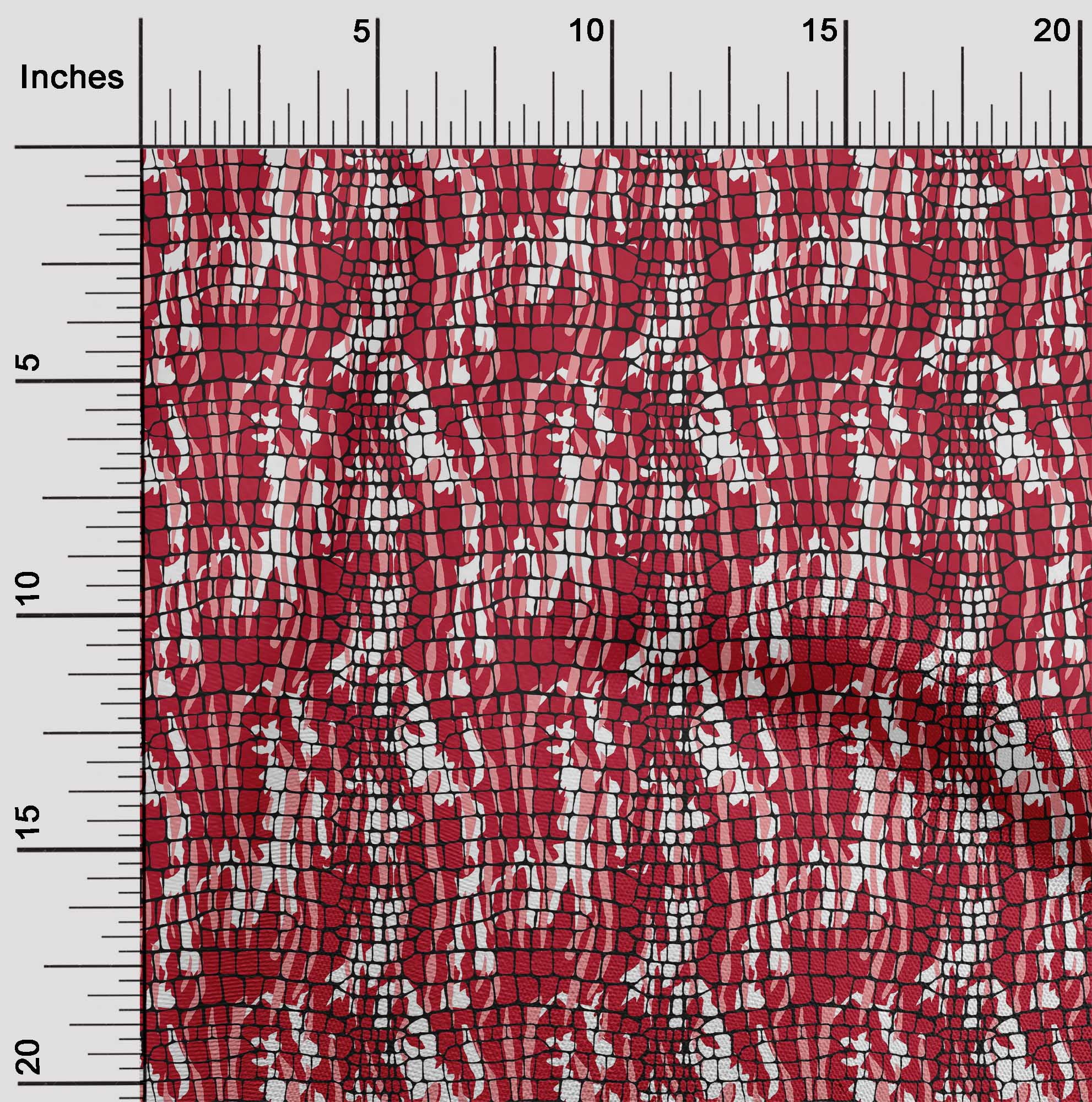 oneOone Silk Tabby Light Red Fabric Crocodile Animal Skin Dress ...