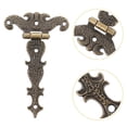 2pcs Retro Bronze Zinc Alloy Butt Hinges Antique Wooden Box Decorative ...